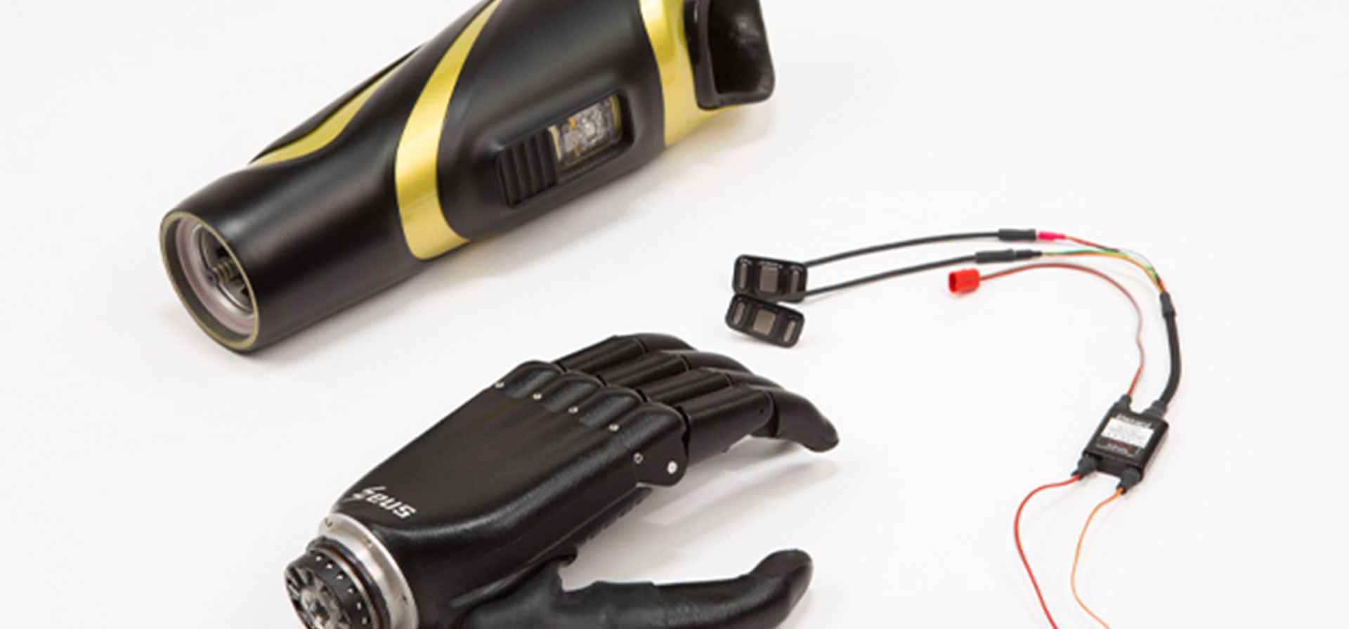Components of a Bionic Arm Prosthesis - Aether Biomedical